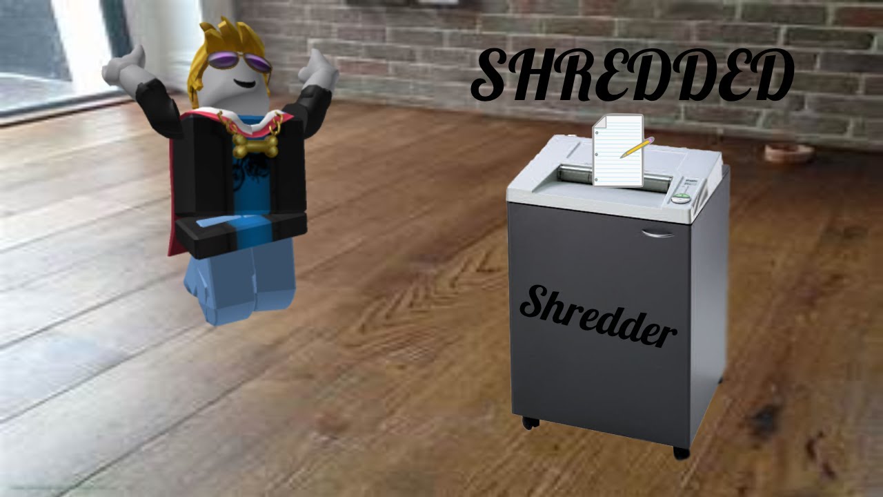 Shredding Homework in Roblox Homework Shredding Simulator - YouTube