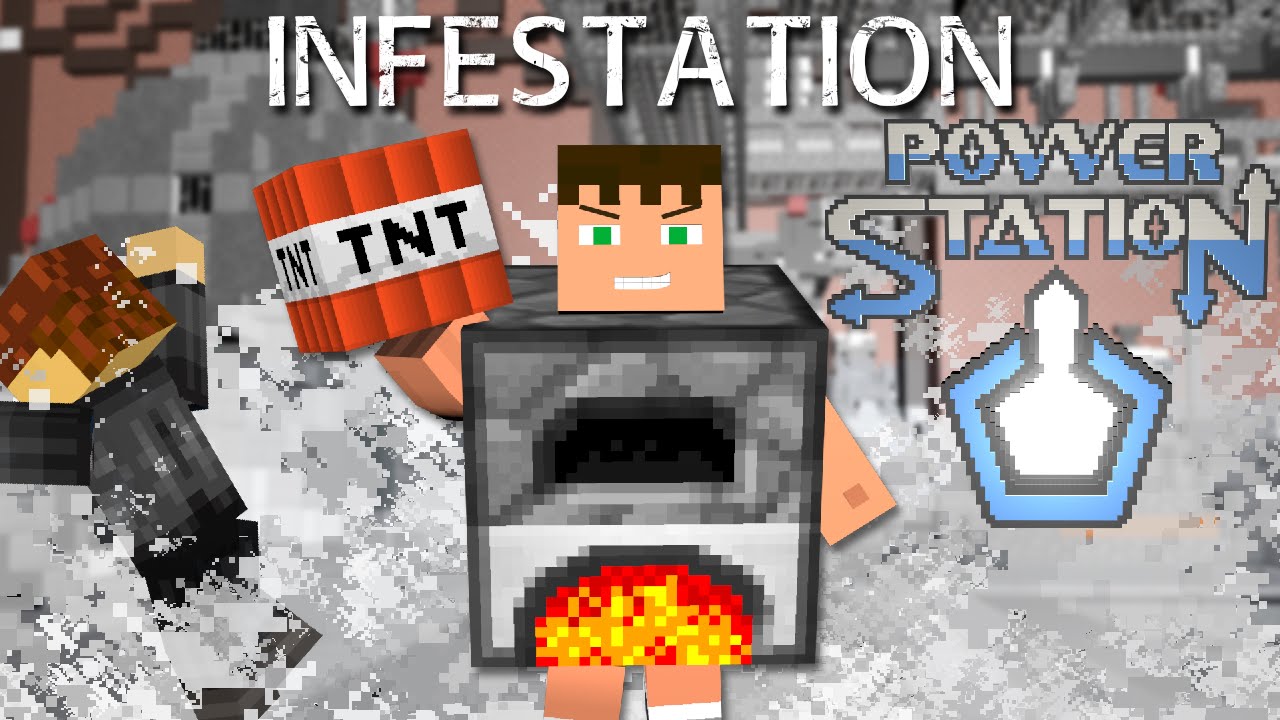 Minecraft: Infestation - PowerstationMC (BRAND NEW Mini-Game) - YouTube