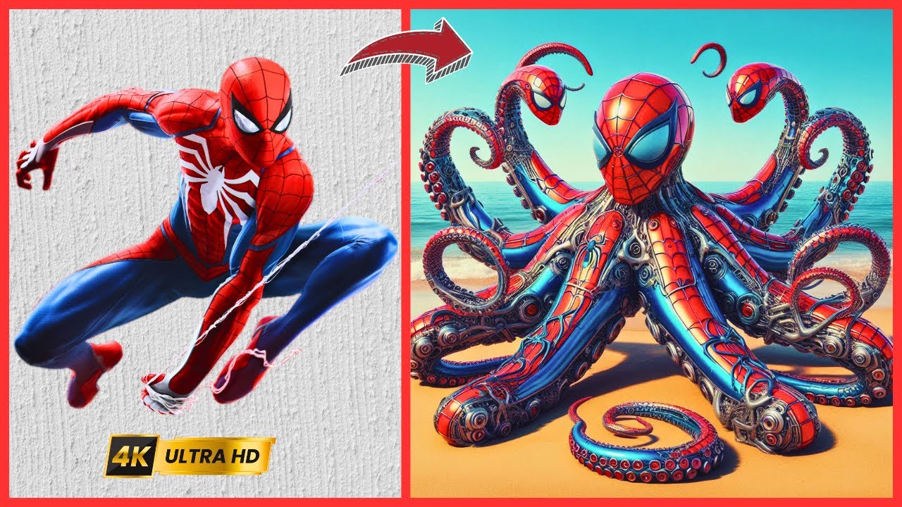 AVENGERS But OCTOPUS VENGERS 🔥 All Characters (marvel & DC) 2024 4K ...