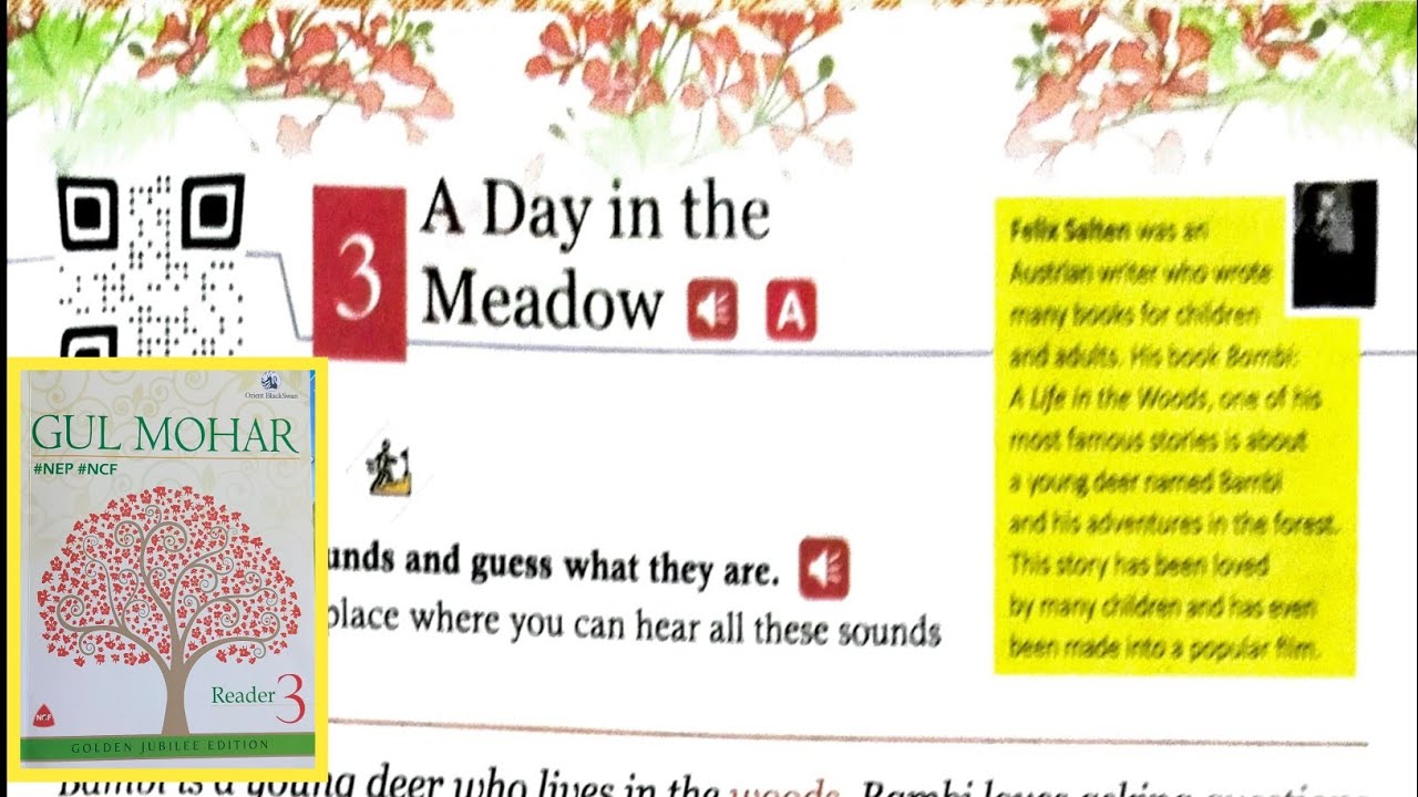 A Day In the Meadow Class 3 Gulmohar Reader - YouTube