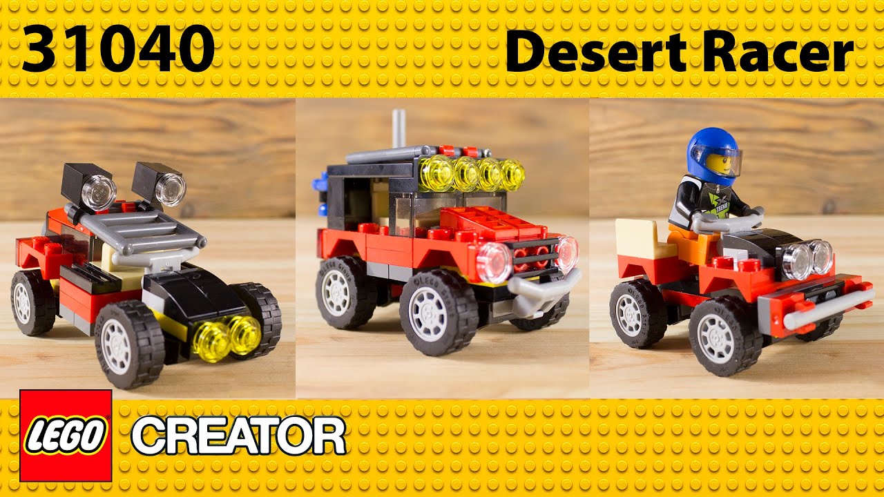 Lego Creator 31040 Desert Racer. Внедорожник. Лего 3 в 1. - YouTube