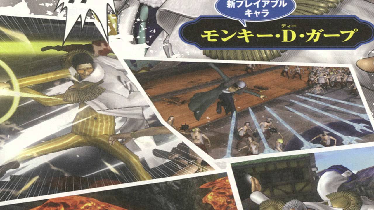 One Piece: Kaizoku Musou 2 - Aokiji (Film Z), Akainu, Kizaru & Garp ...