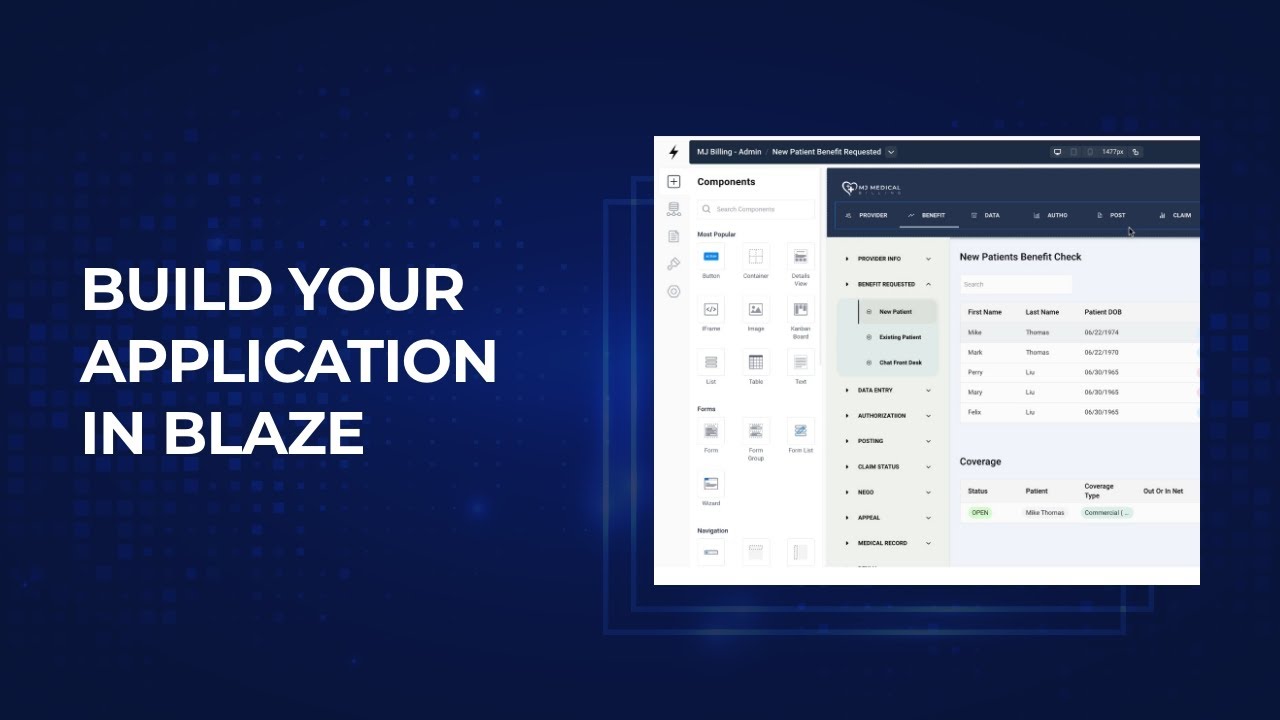 Build Your Application in Blaze - YouTube