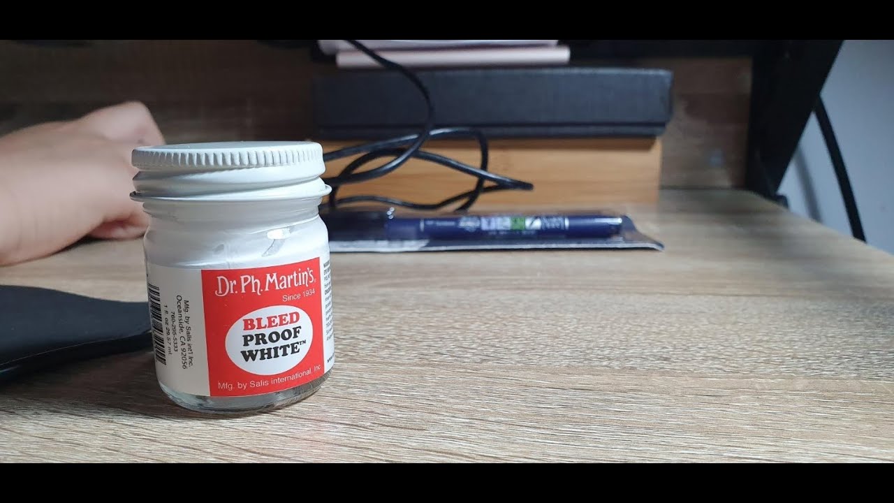 Dr. Ph. Martin's Bleedproof White Fine Art Paint, 1 Ounce (Pack of 1 ...