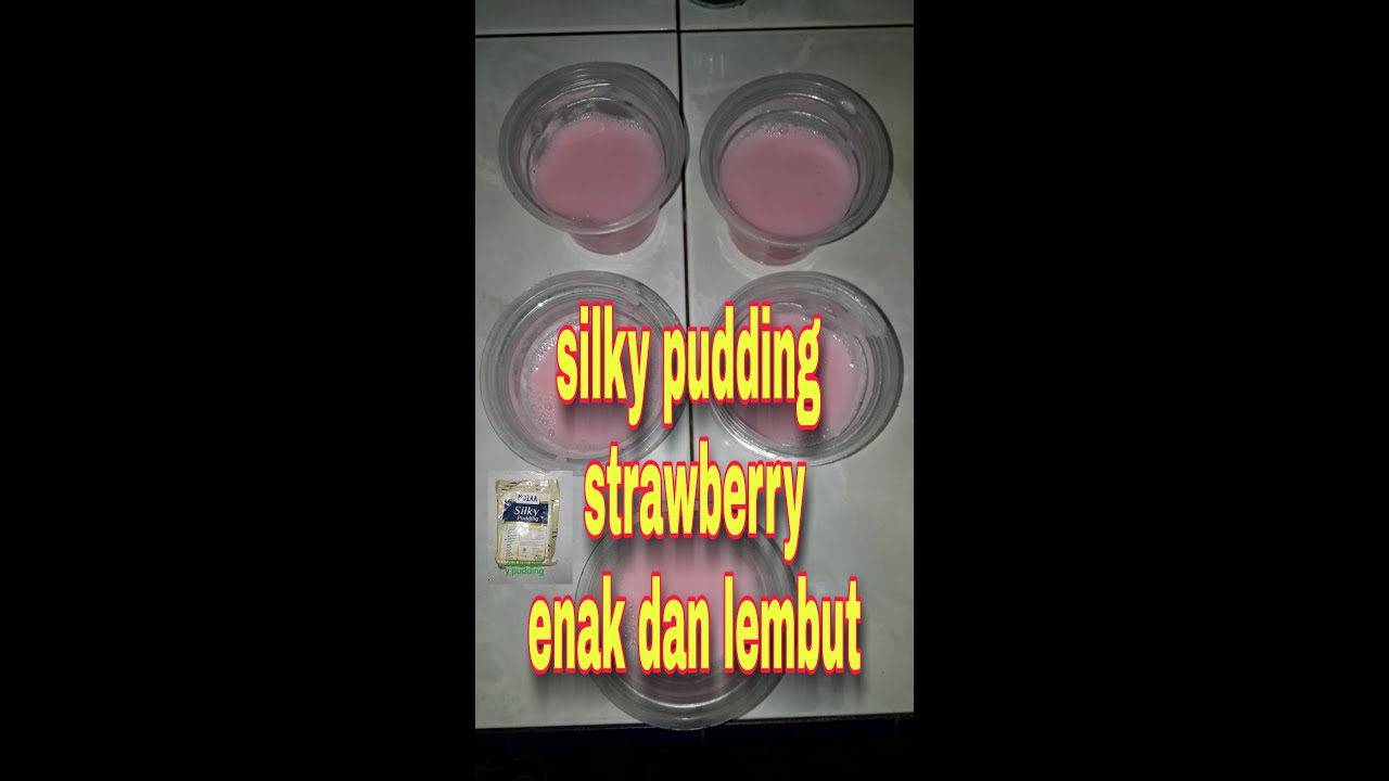 Cara membuat jely silky pudding enak dan lembut - YouTube