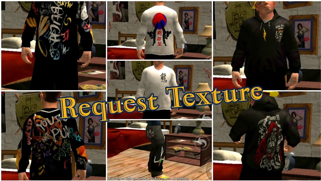 Bully AE : Clothing Texture Request - YouTube
