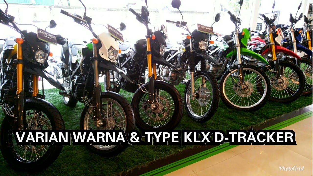 KAWASAKI KLX & D-TRACKER WARNA BARU TYPE & VARIAN WARNA - YouTube