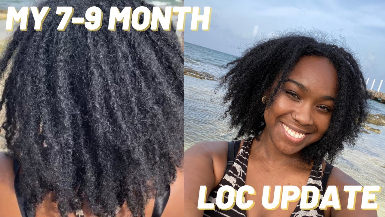 My 7-9 Month Loc Update: Braidloc Journey - YouTube