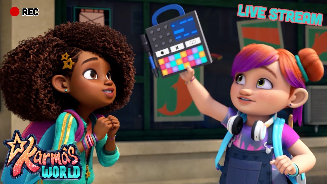 🔴 Beats, Bops and Jams 🎵 Karma's World 🎵 Kids Live Stream 🔴 - YouTube