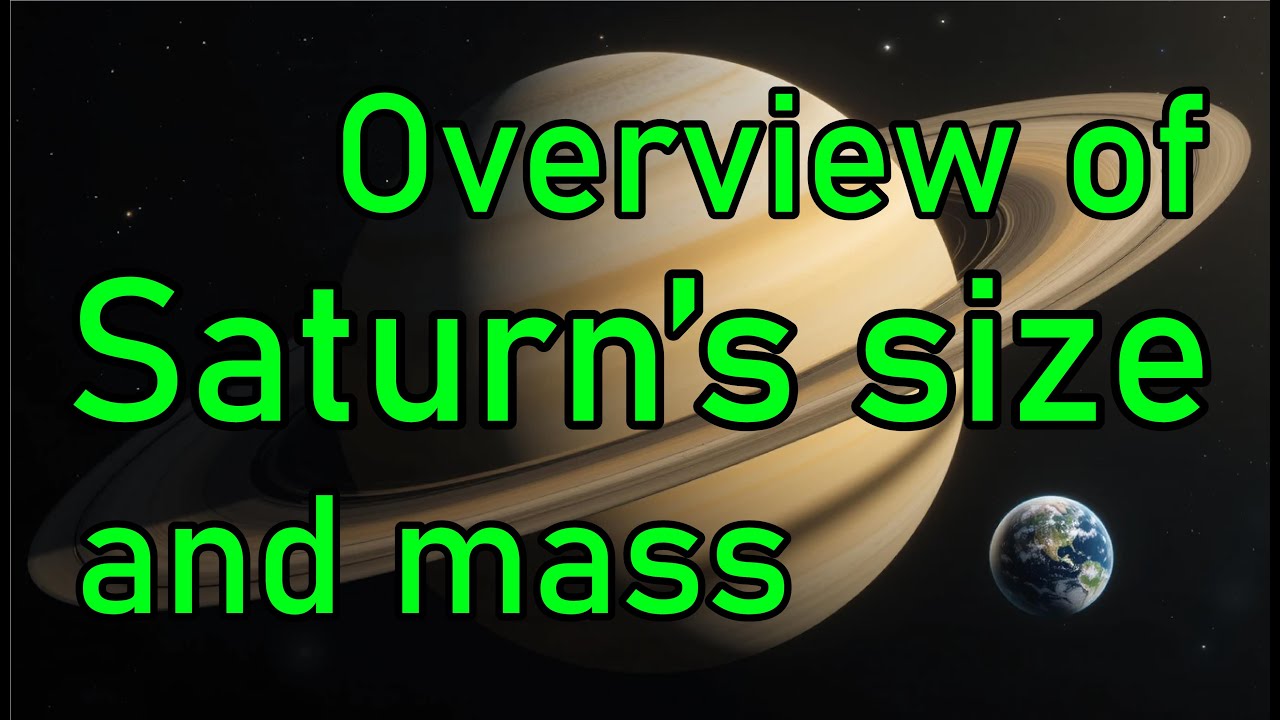 Overview of Saturn’s size and mass - YouTube