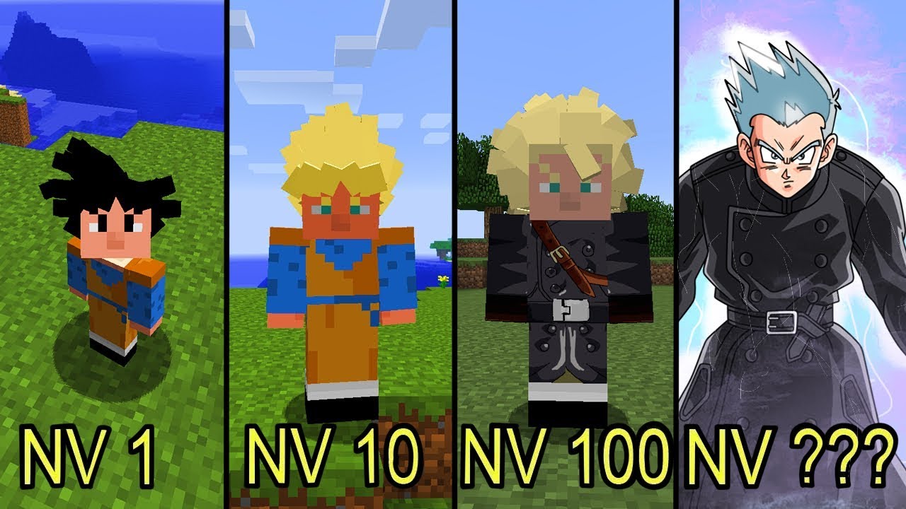 ⚠️ NÍVEIS DO GOTEN - MINECRAFT ⚠️ - YouTube