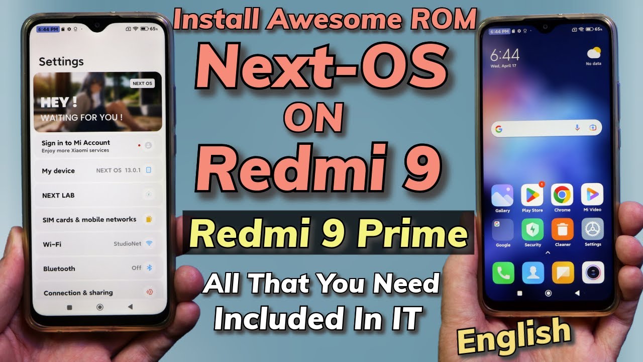 Install NextOS With Mi Dialer ON Redmi 9 Awesome ROM -English - YouTube