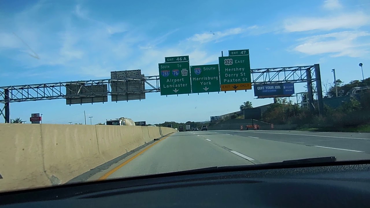 Driving in Rush Hour traffic in Harrisburg - YouTube