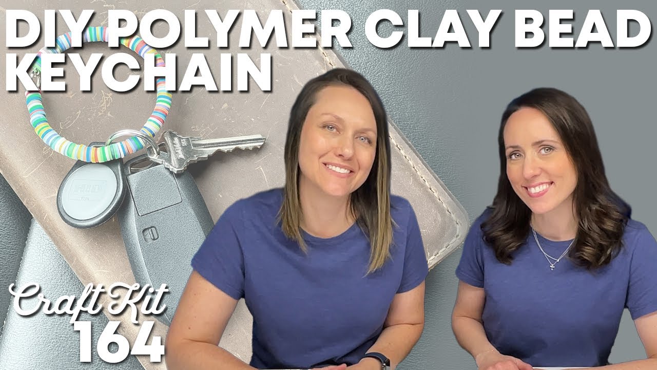 DIY Polymer Clay Bead Keychain | Craft Kit 642 - YouTube