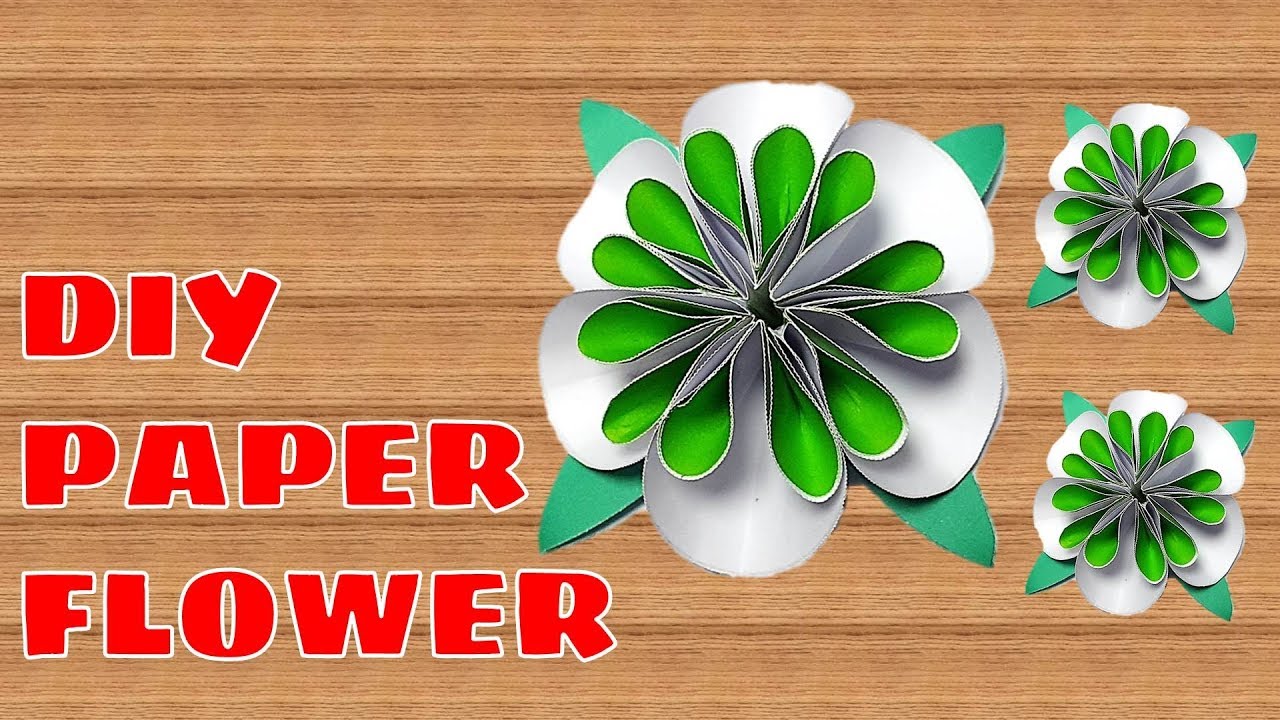 How to Make Small Paper Flowers Step by Step | DIY Beautiful Paper ...