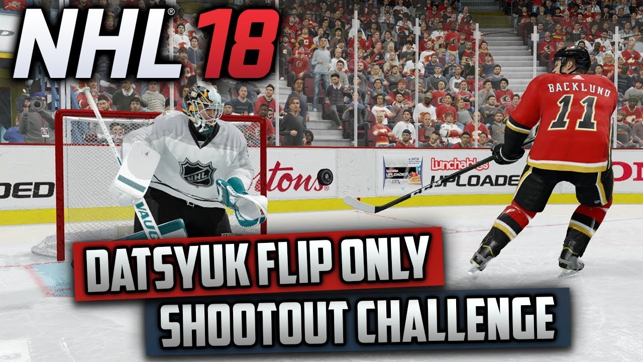 Can I Win a Shootout Using Only the Datsyuk Flip? (NHL 18 Challenge ...