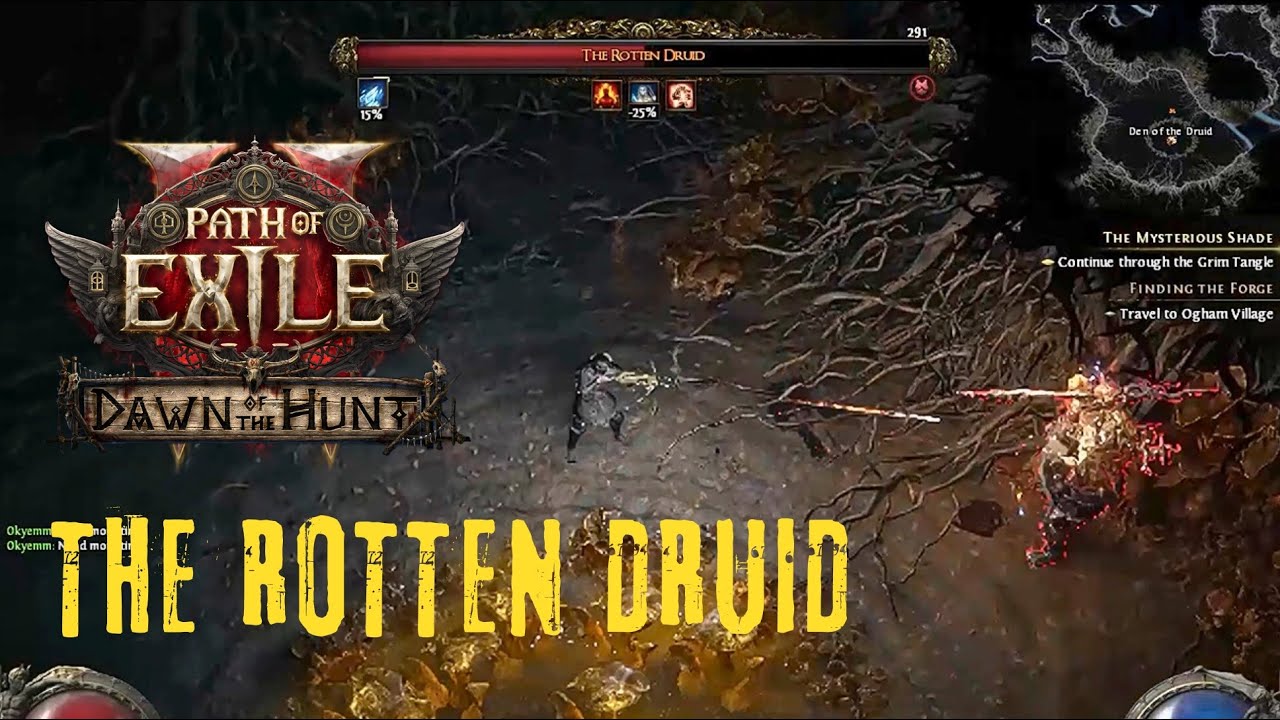 Rot and Ruin! Mercenary Battles The Rotten Druid | Path of Exile 2 ...
