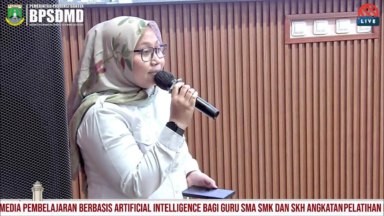 PELATIHAN MEDIA PEMBELAJARAN BERBASIS ARTIFiCIAL INTELLIGENCE BAGI GURU SMA SMK DAN SKH - YouTube
