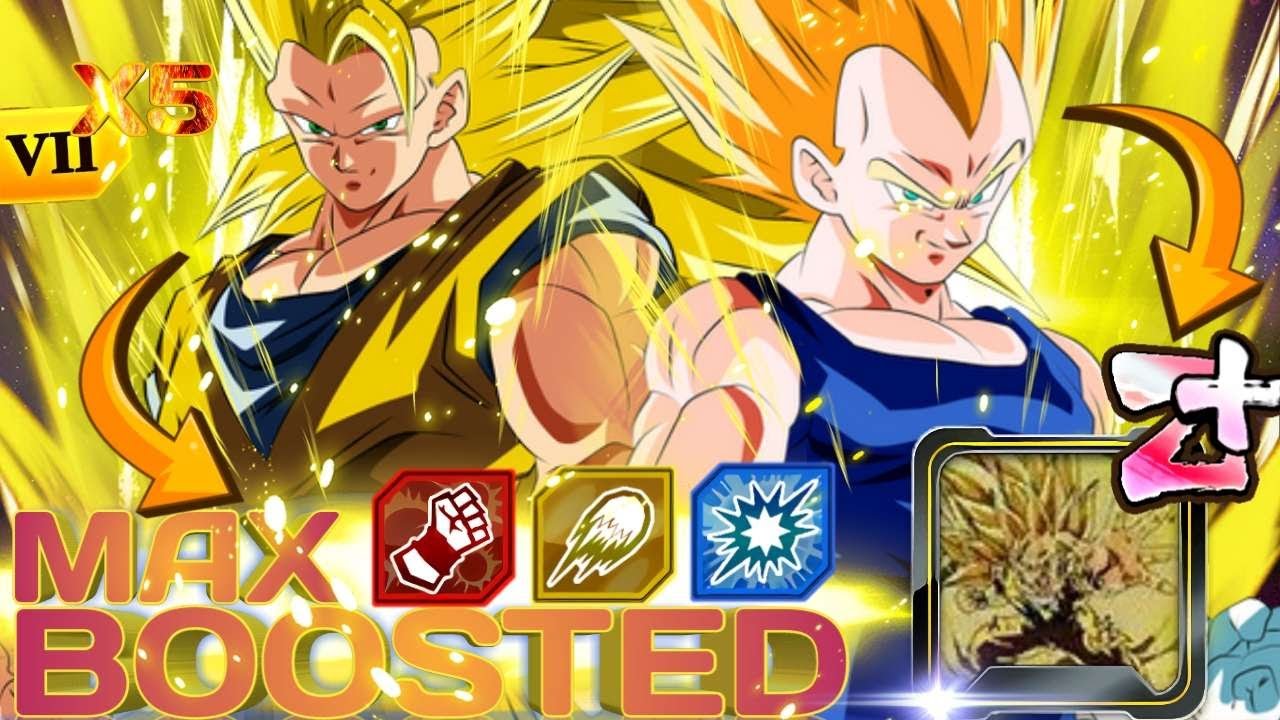 5X ZENKAI BUFFED LF SSJ3 GOKU & SSJ2 VEGETA & MAX ARTS BOOST WITH Z+ ...