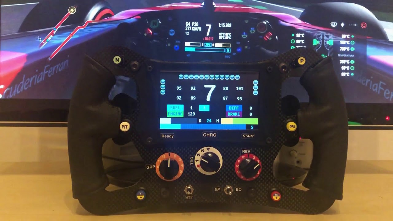 Psimula 2 - F1 steering wheel - PS4 / Xbox - YouTube