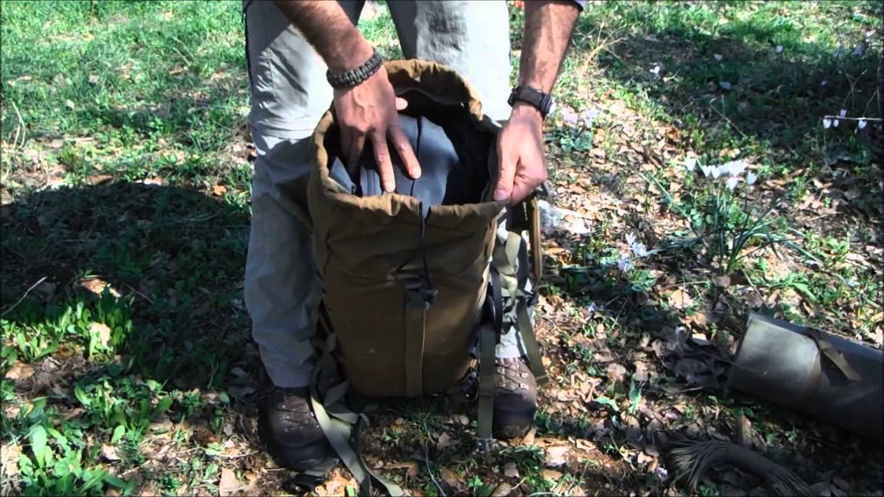 Oso gear survival bushcraft hiking pack - part 2 - YouTube