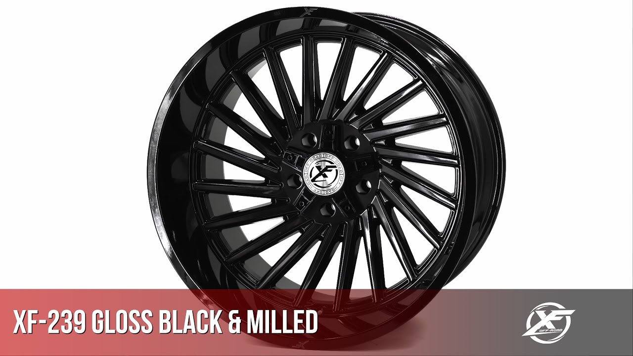 XF Off-Road Spotlight: XF-239 Gloss Black & Milled - YouTube