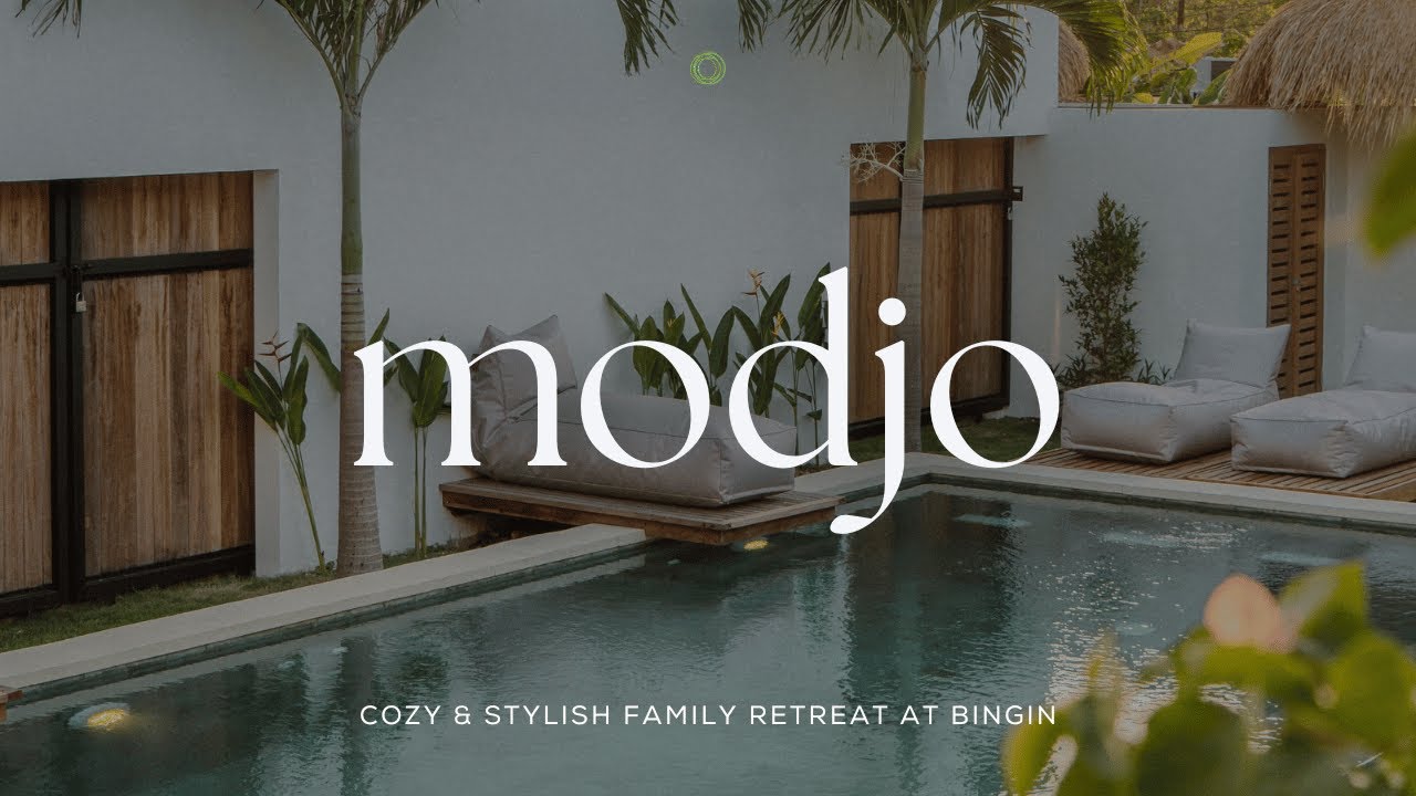 MODJO Villa: Cozy & Stylish Family Retreat at Bingin - YouTube