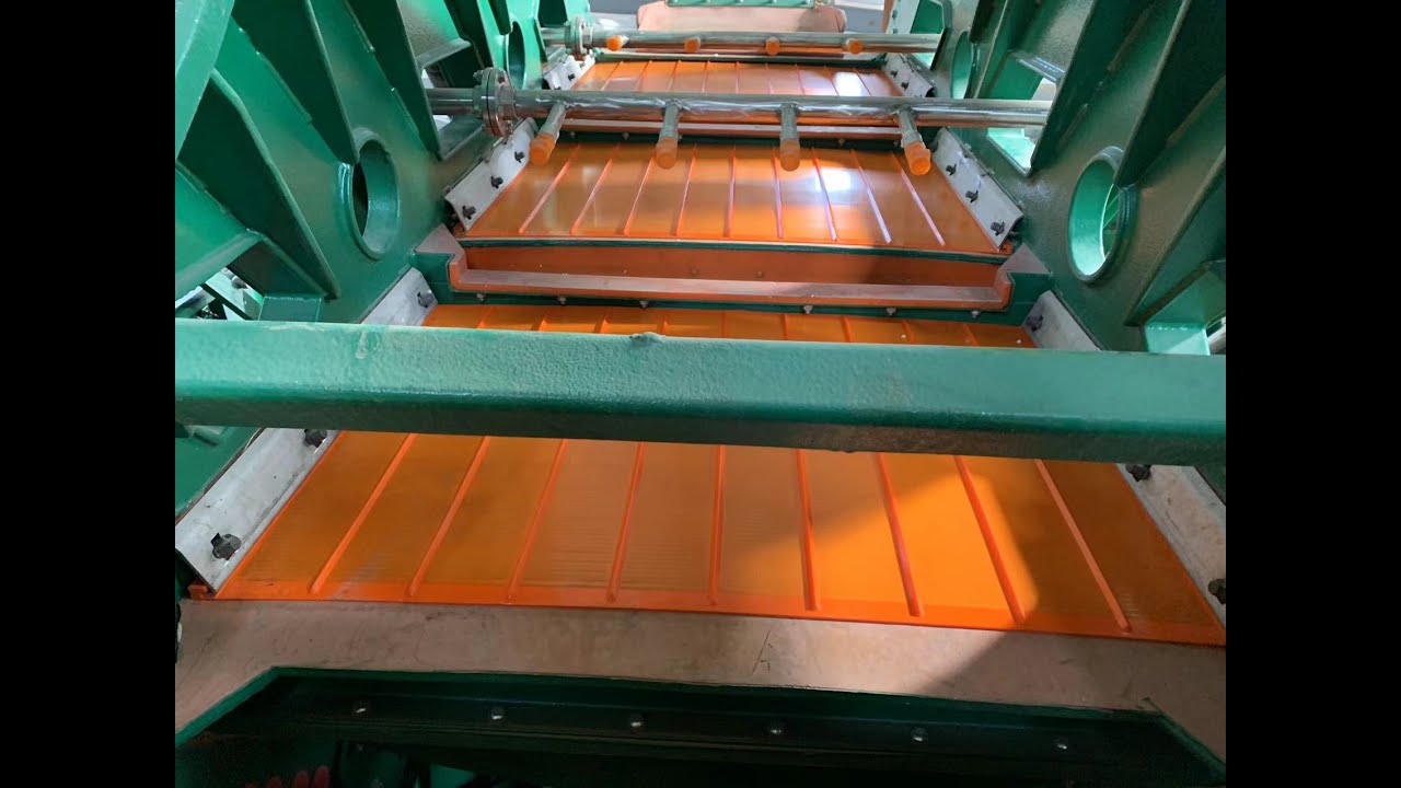 polyweb urethane screen for coal washery - YouTube