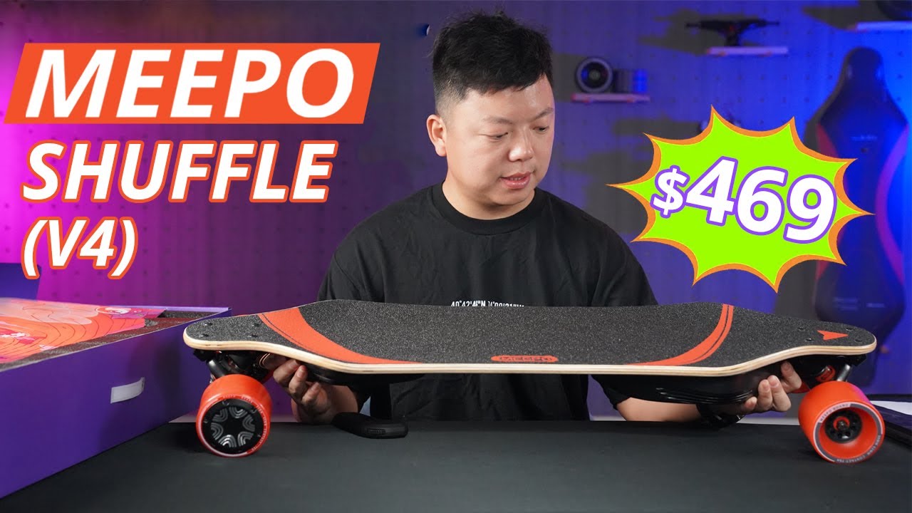 Unbox MEEPO SHUFFLE (V4), The Most Classic Electric Skateboard We Have ...