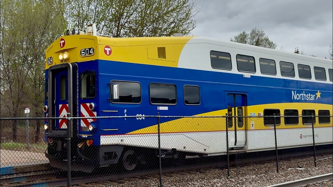 Northstar 604 Beautiful Bell and BNSF 8330 Leading Long Train - Staples ...