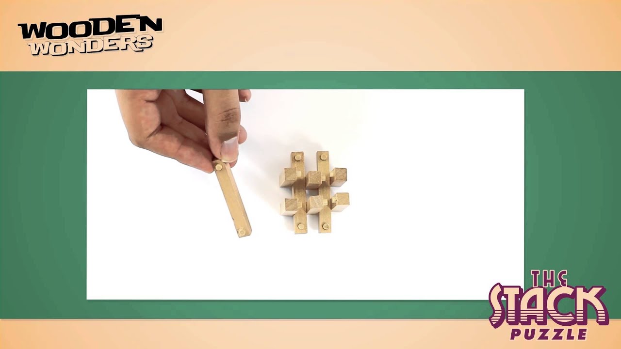 Wooden Wonders - The Stack Puzzle - YouTube