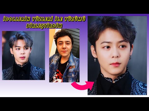 KPOP İDOLLERİNİN YÜZLERİYLE KENDİ YÜZÜMÜ BİRLEŞTİRDİM