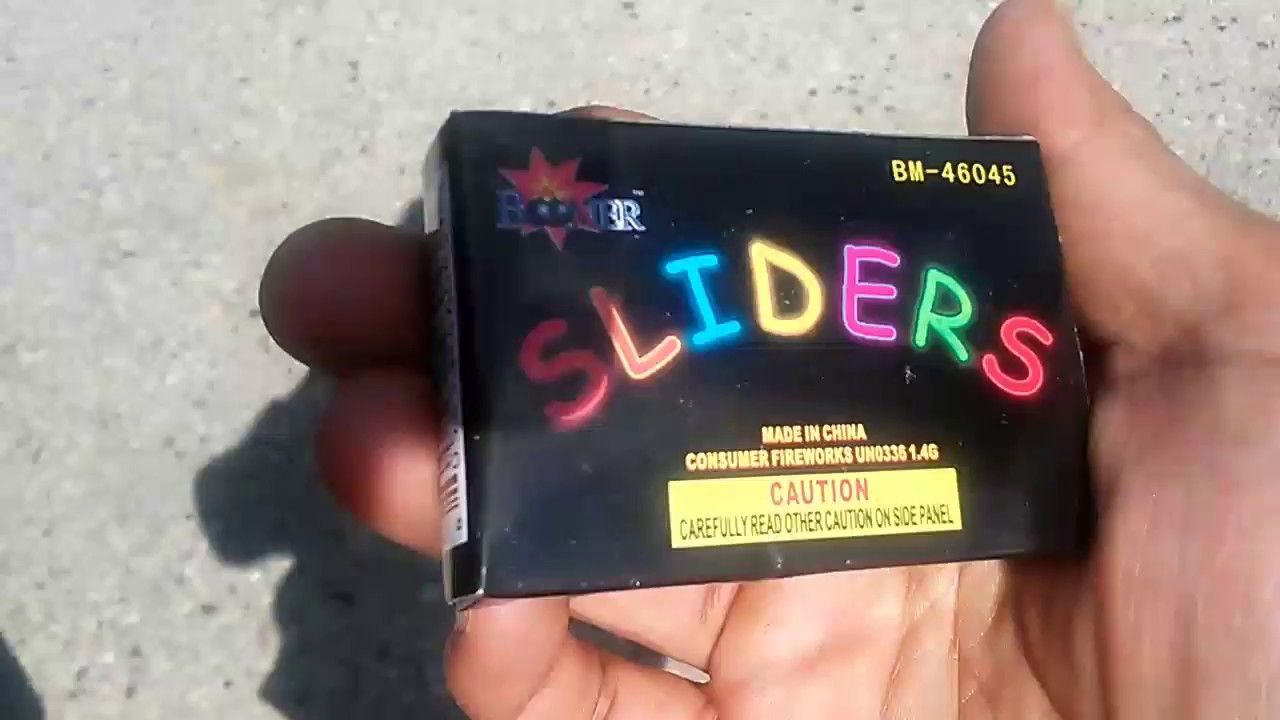 Sliders firework (step-on) by Boomer - YouTube