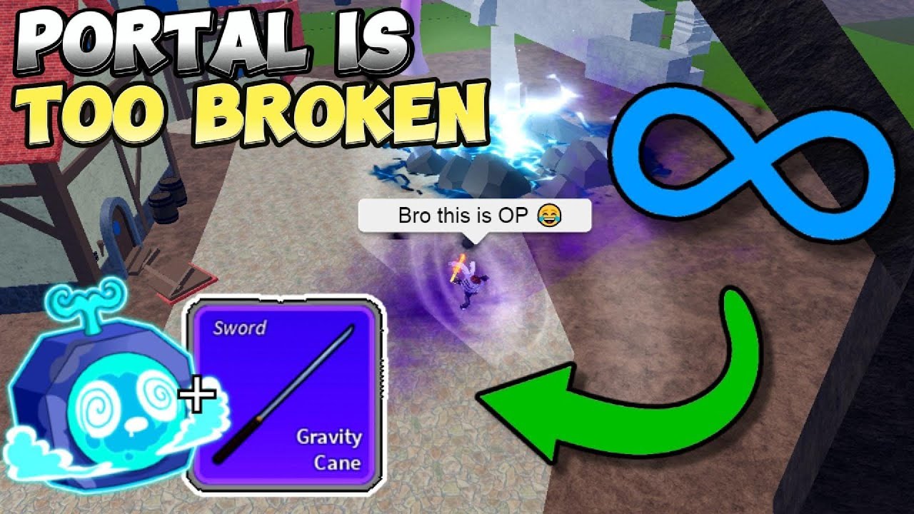 Portal INFINITE COMBO Is The BEST In Blox Fruits... - YouTube