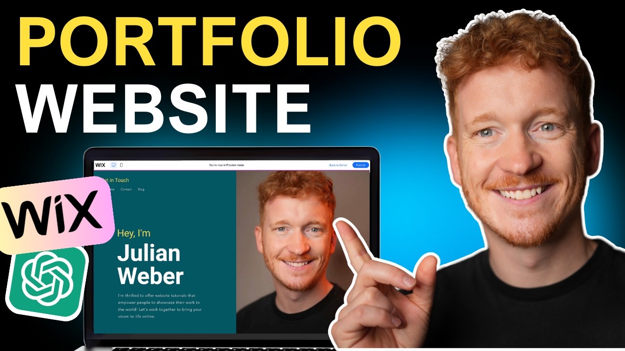 How to Make a Wix Portfolio Website (New Tutorial 2025) - YouTube