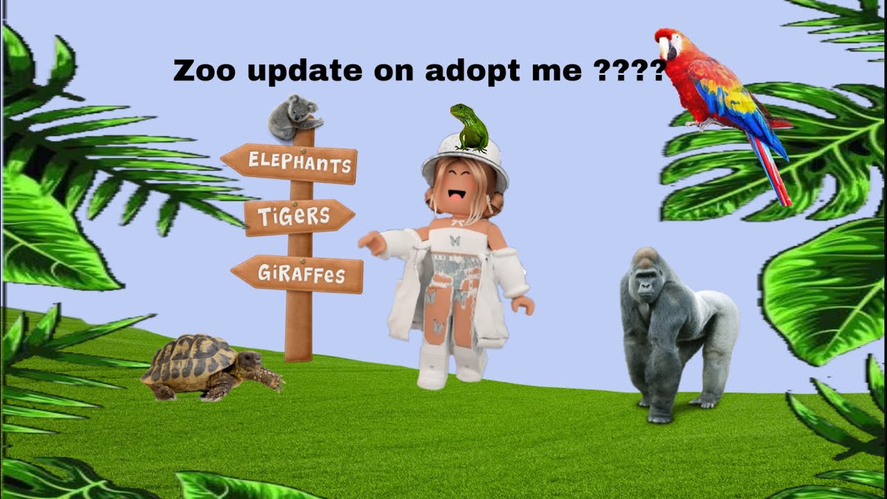 Adopt me zoo???? New job and pets ?? - YouTube