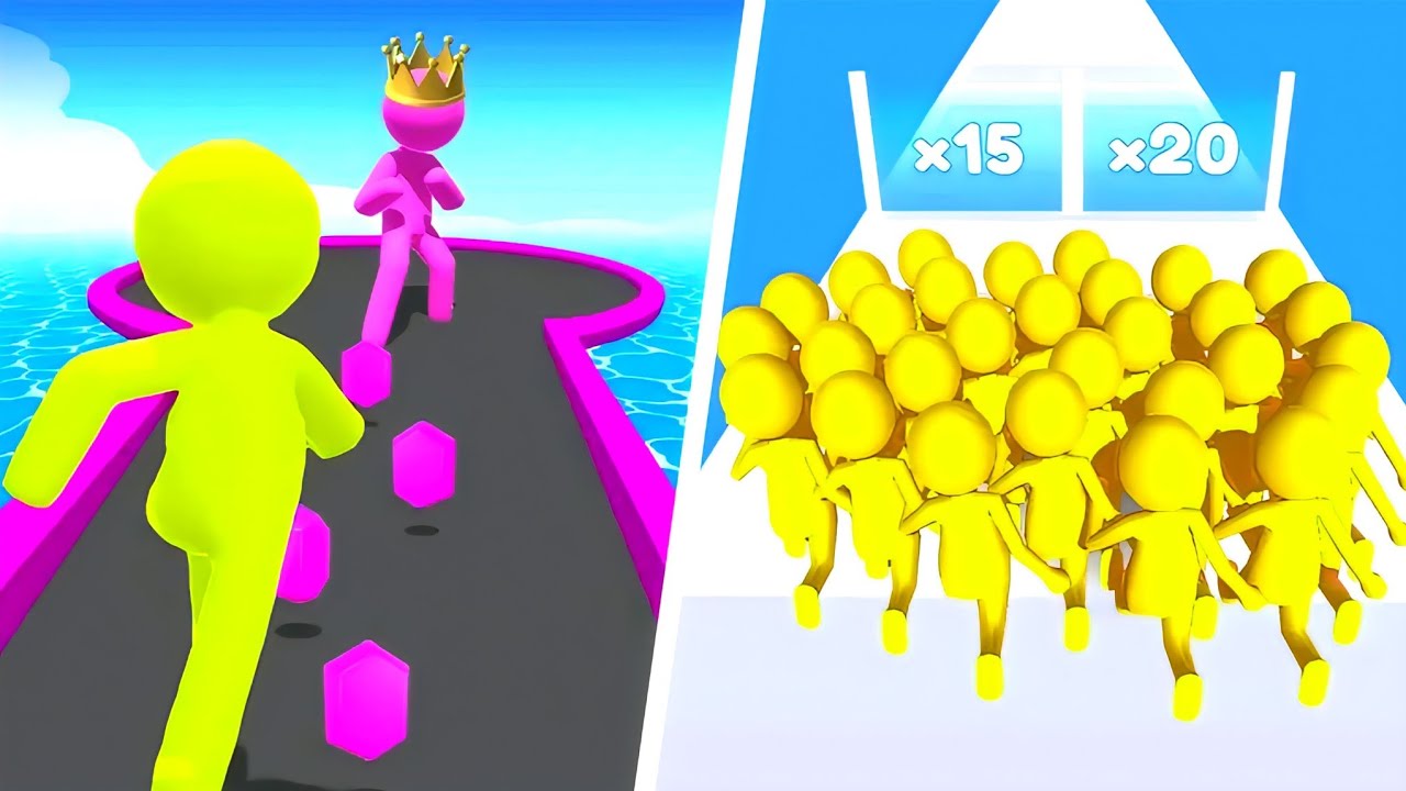 Giant Rush Game Levels 5-10 | Join Clash 3D Games Levels 7-12 Gameplay ...