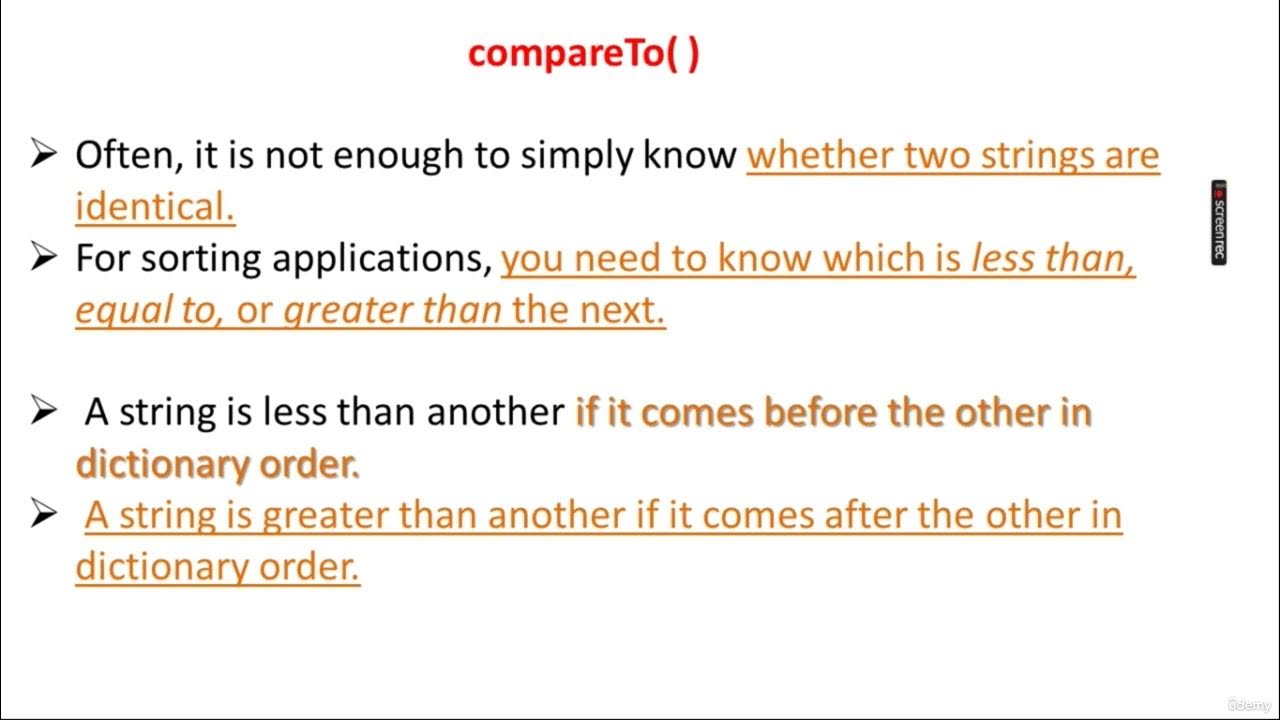 String Handling theory part2 | Java - YouTube