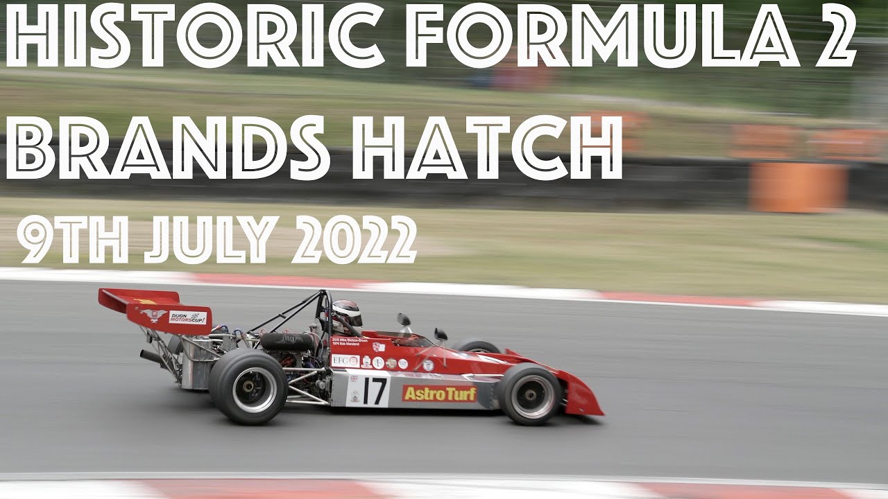 A Qualifying Round For A Historic Formula 2 Race at Brands Hatch 9th ...