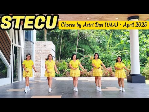 STECU || Line Dance || Demo by Astri & Happy Beauty LD Class