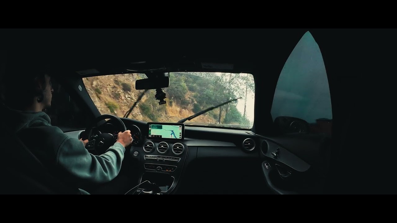 Cedar Pines Park Drive on a Rainy Day with Chill Music - YouTube