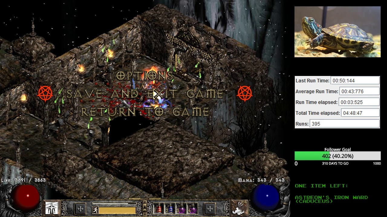 Diablo 2 - 24 @res Mara's Kaleidoscope Drop - Holy Grail (Single Player ...