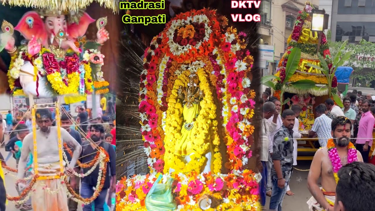 Let's see how Madrasi Ganpati goes in Ulhasnagar||DKTVVLOG|| - YouTube