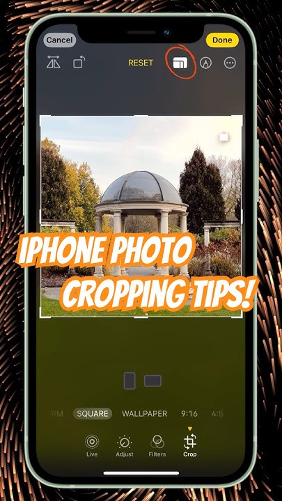 Photo Cropping on iPhone: Basics Guide - YouTube