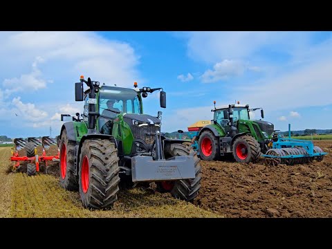 Neu im Sortiment der Fendt 728 one Gen7 + Testphase & Kooperation mit Fendt 826 beim säen & pflügen!