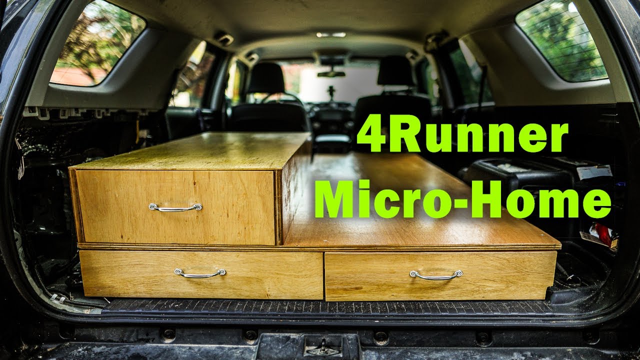 5th Gen 4Runner Micro-Home Build | Complete Interior Platforms and ...