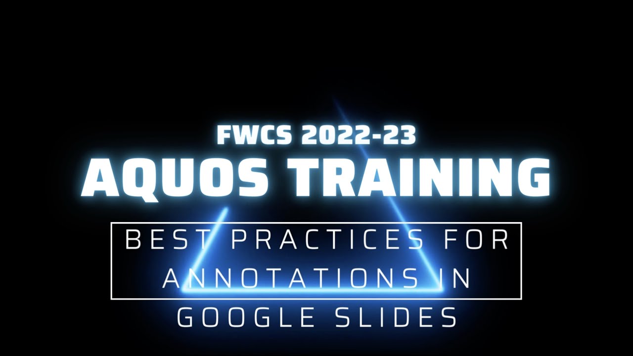 Best Practices for Annotations in Google Slides - YouTube