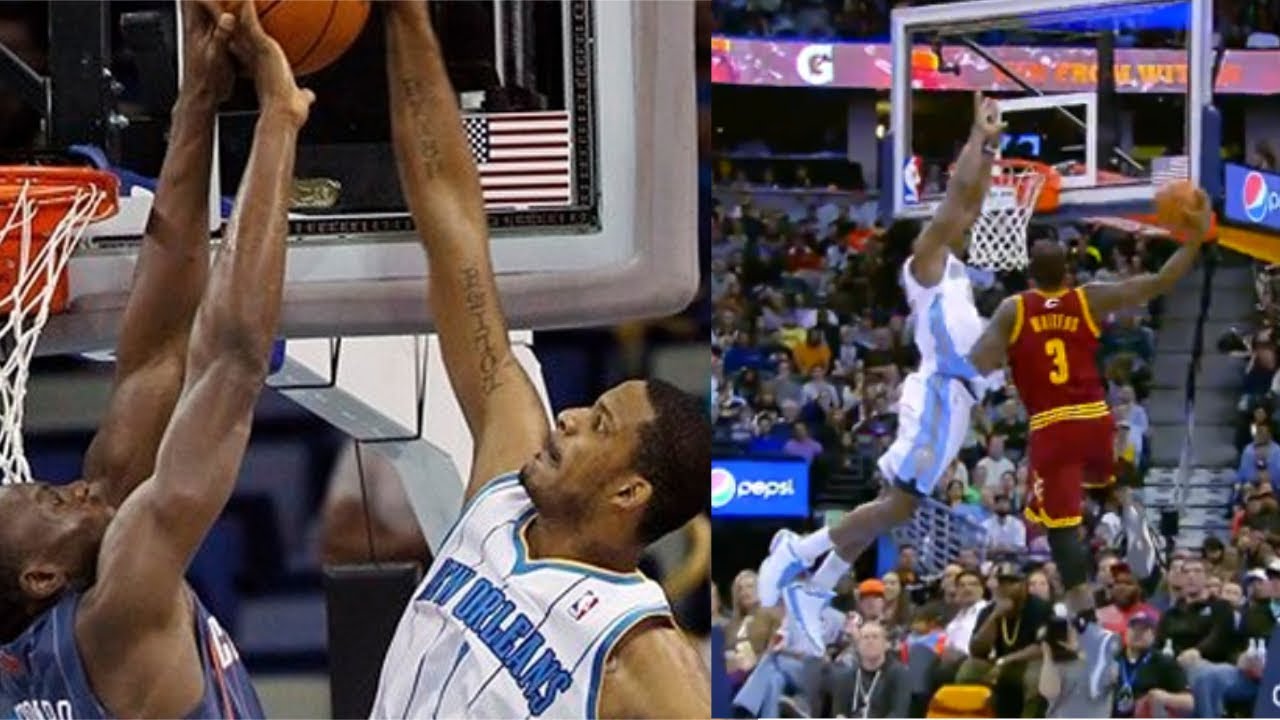 NBA MONSTER 2 Handed Blocks - YouTube