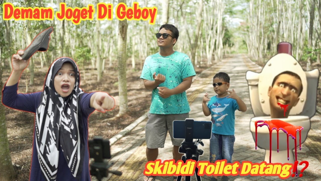 DEMAM JOGET DI GEBOY DI TELPON SKIBIDI TOILET - YouTube
