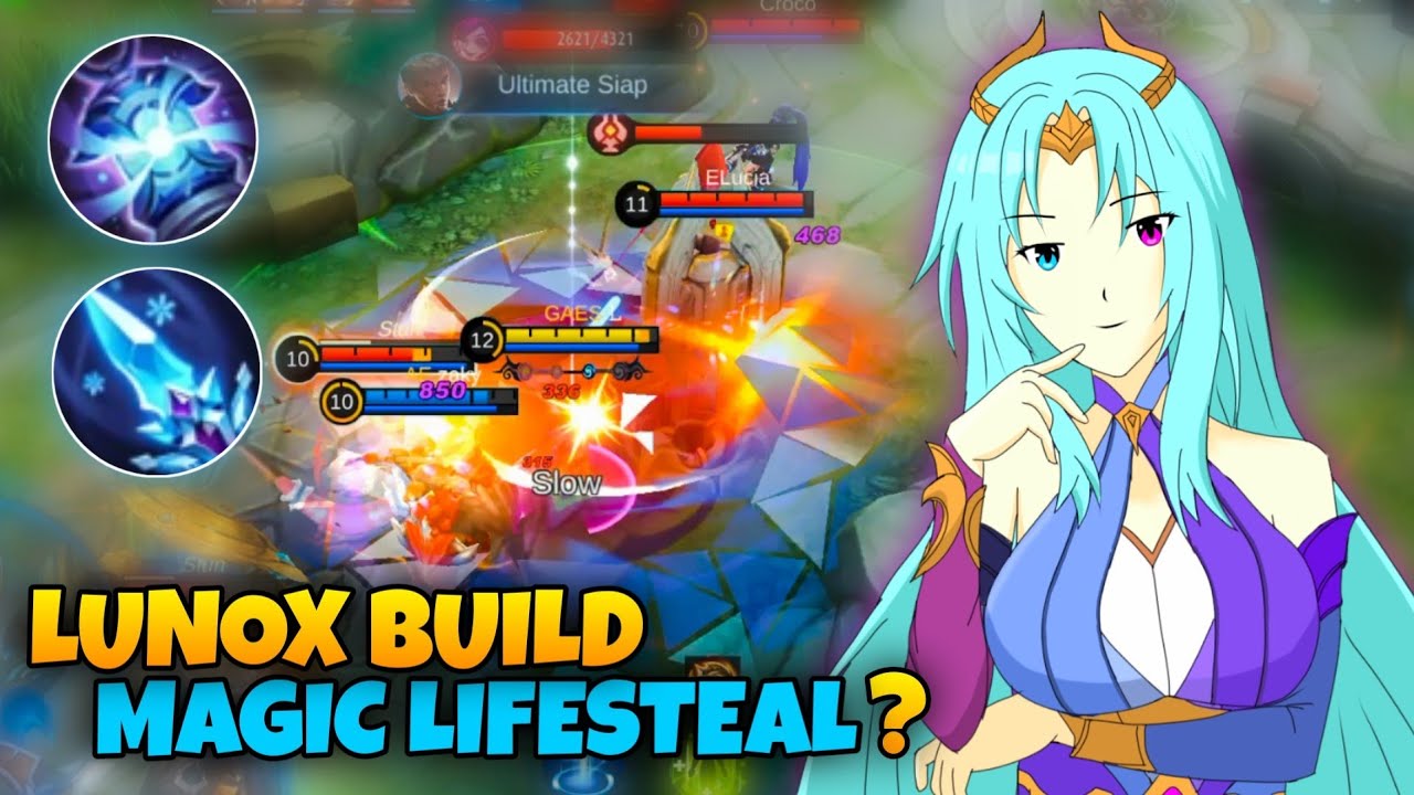 LUNOX BUILD MAGIC LIFESTEAL? GAMEPLAY LUNOX | CARA MAIN LUNOX DAN BUILD ...